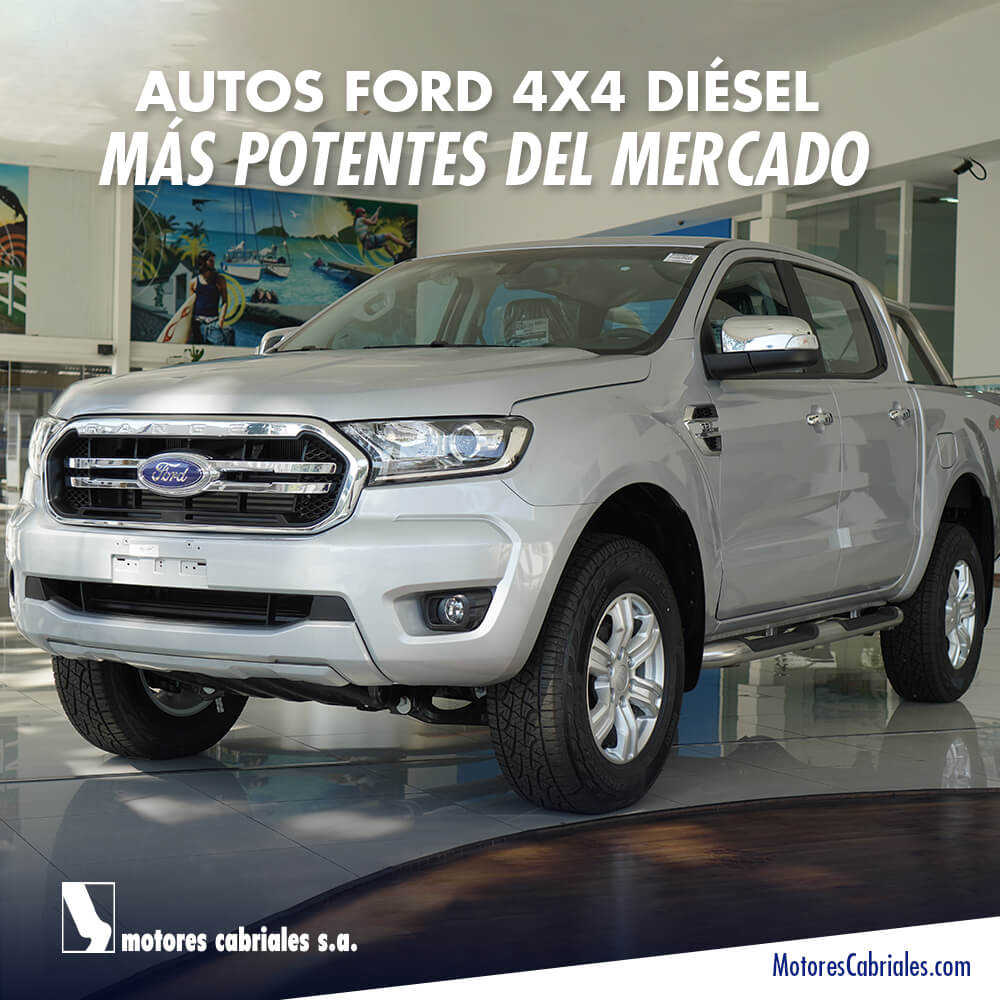 Los autos Ford 4x4 diésel más potentes del mercado