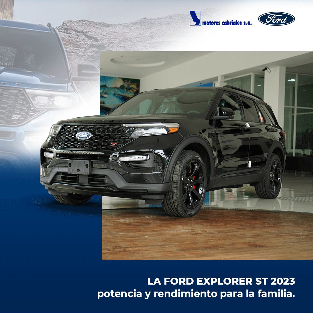 La Ford Explorer ST 2023: potencia y rendimiento para la familia ...